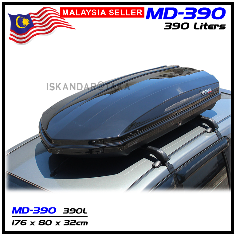 TAKA Roof Box MD-390 Ultra Slim Design Storage Carrier Roofbox | Shopee ...