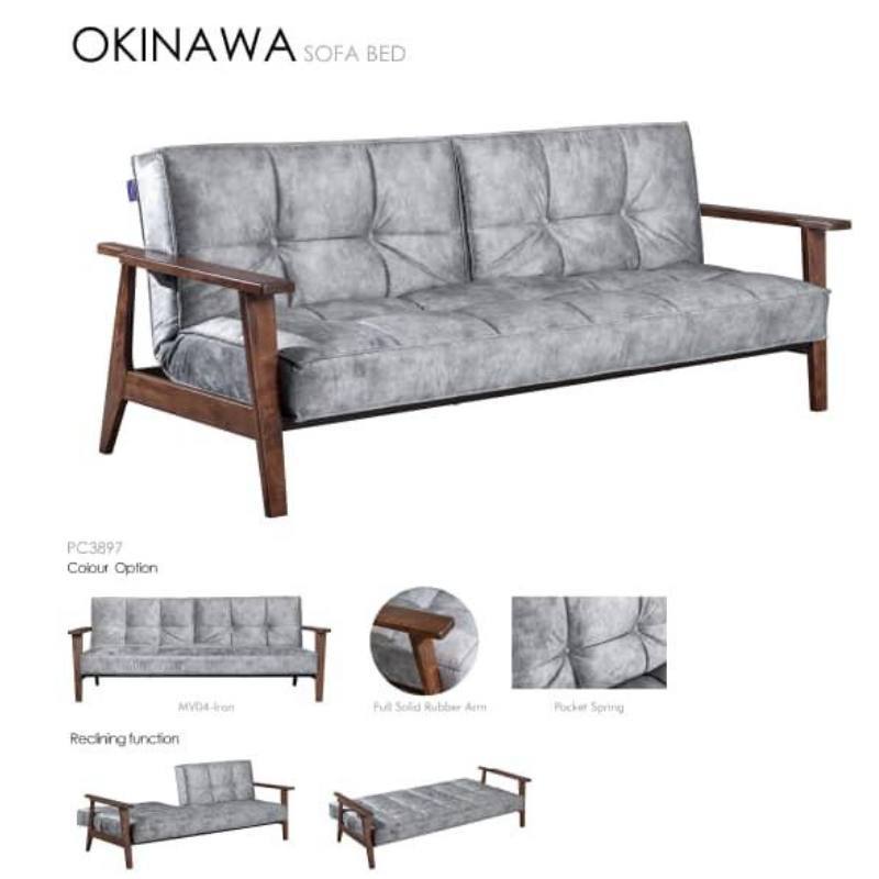 OKINAWA Sofa Bed Sofa Katil Sofa Quality Multifunction Foldable Sofa ...
