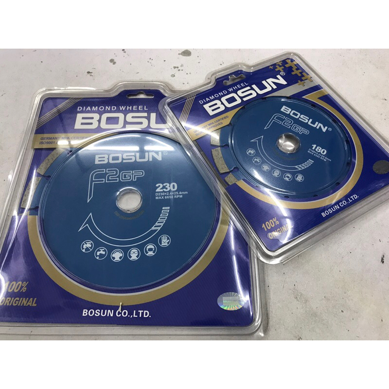 BOSUN F2GP (7"- 180CSA// 9"-230CSA) Universal Diamond Blades | Shopee ...