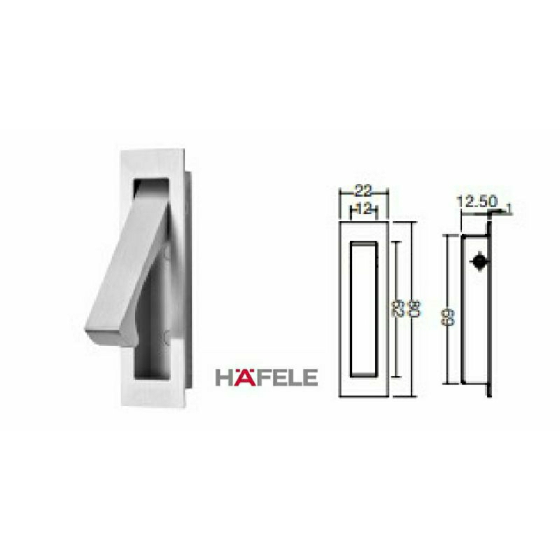 Hafele Square Edge Pull stainless steel SUS304 Handle 903.11.620 ...