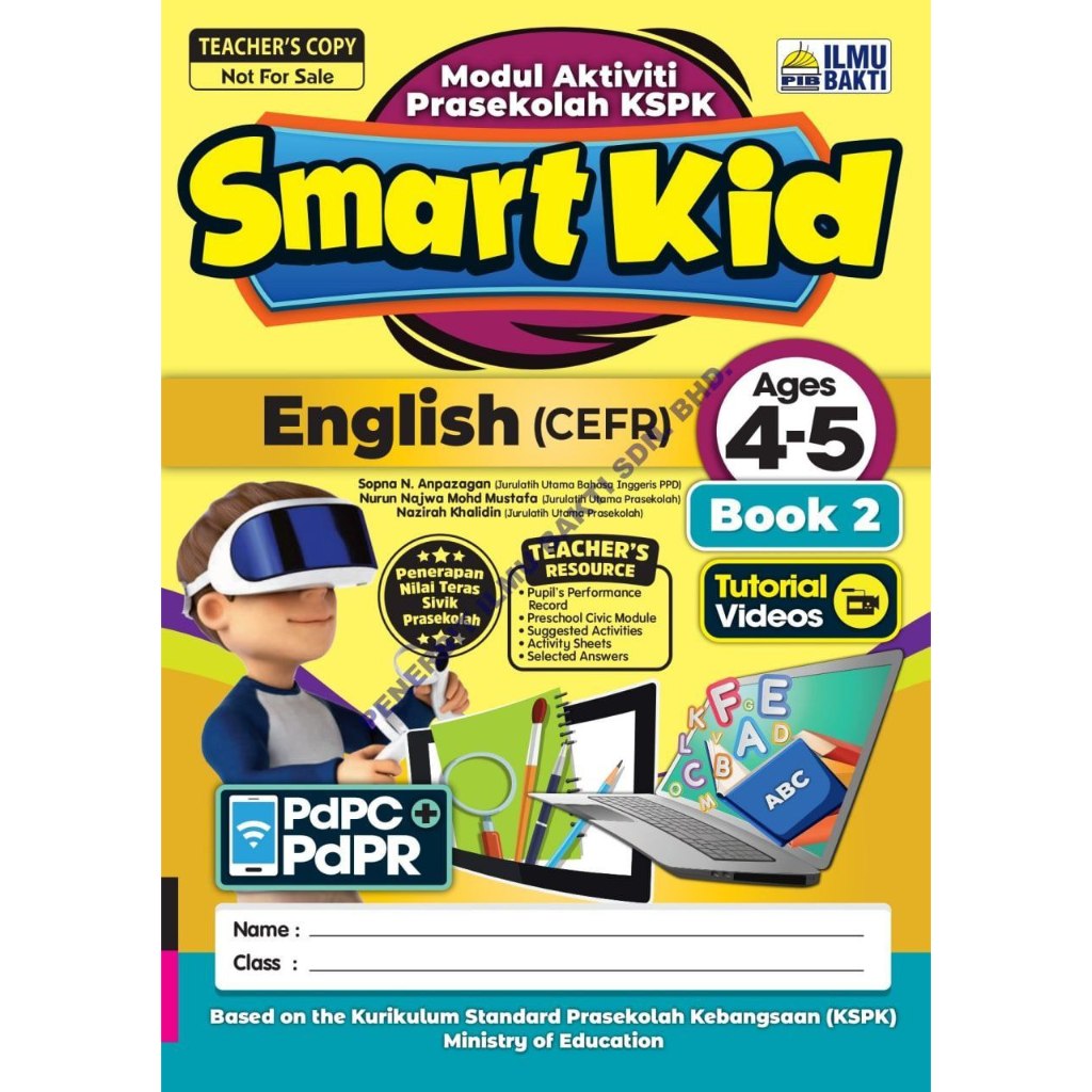 SMART KID ENGLISH ( CEFR ) AGES 4 - 5 ( BOOK 2 ) | Shopee Malaysia