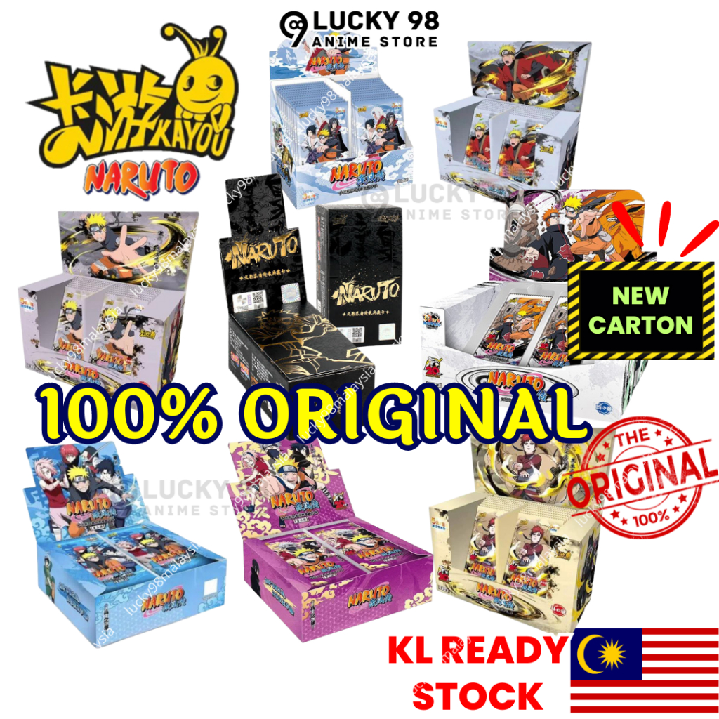 100% ORIGINAL Naruto Card KaYou TCG Ninja Age CR MR Tier Wave Box Anime ...