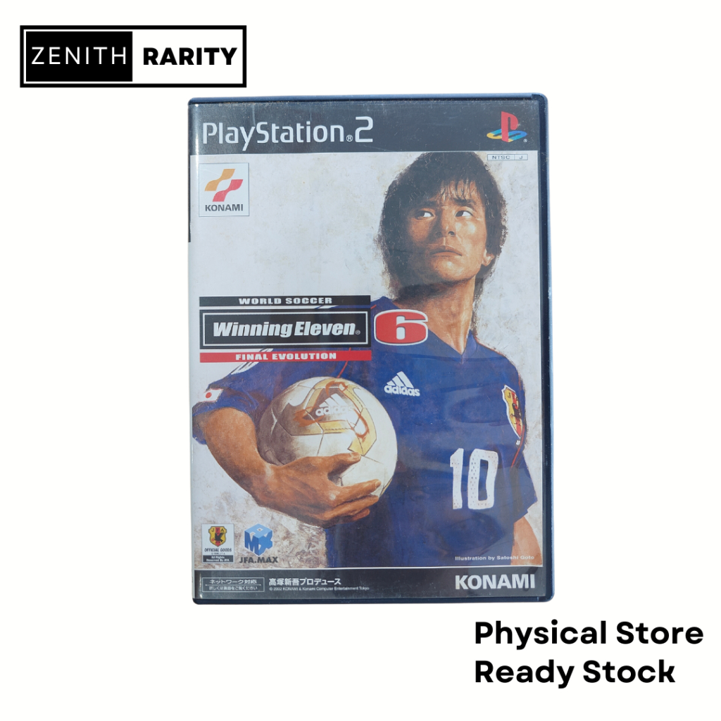 Zenith Rarity Sony Playstation 2 PS2 game Winning Eleven 6 | Shopee ...