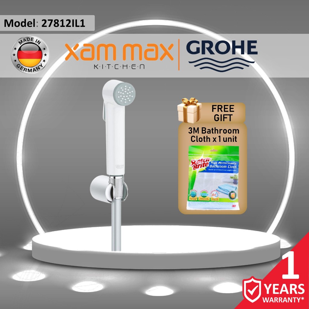 Grohe Hand Spray Bidet 27812IL1 Tempesta-F Trigger Spray 30(White ...