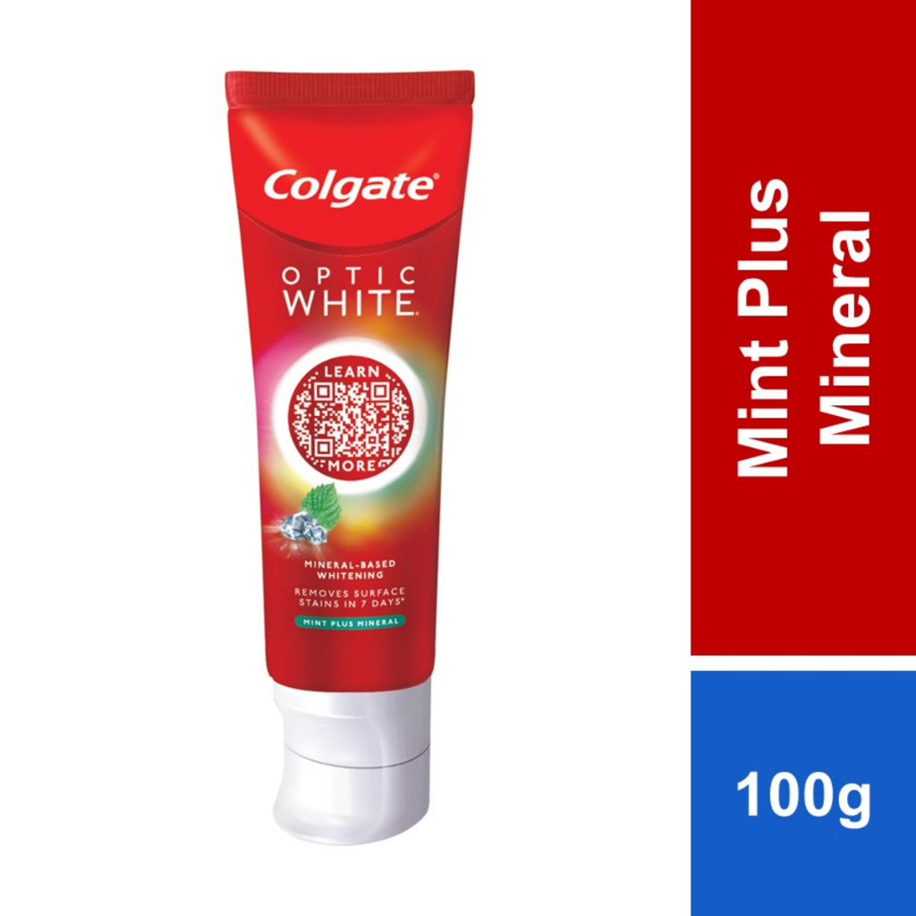 Colgate Optic White Mint Plus Mineral Whitening Toothpaste | Shopee ...