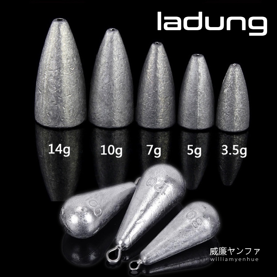 Batu Ladung / Timah Pemberat 🔥 / Sinker Fishing 🔥 / Bullet Style 🔥 ...