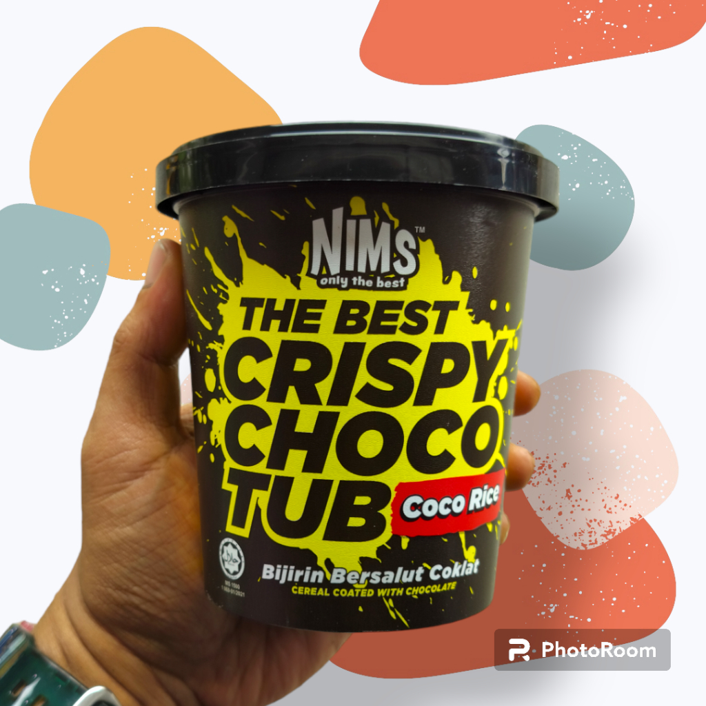 [Coco Rice] Nims Crispy Choco Tub Murah, Rangup dan Sedap | Shopee Malaysia