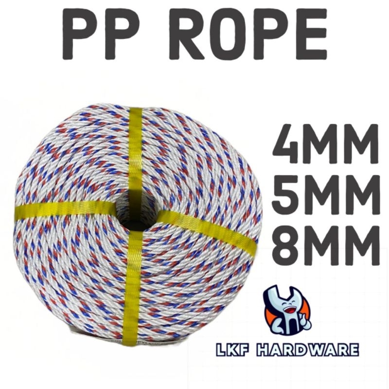 (5Meters /10Meters)Polypropylenerope/ Tali lembu/tali/rope | Shopee ...