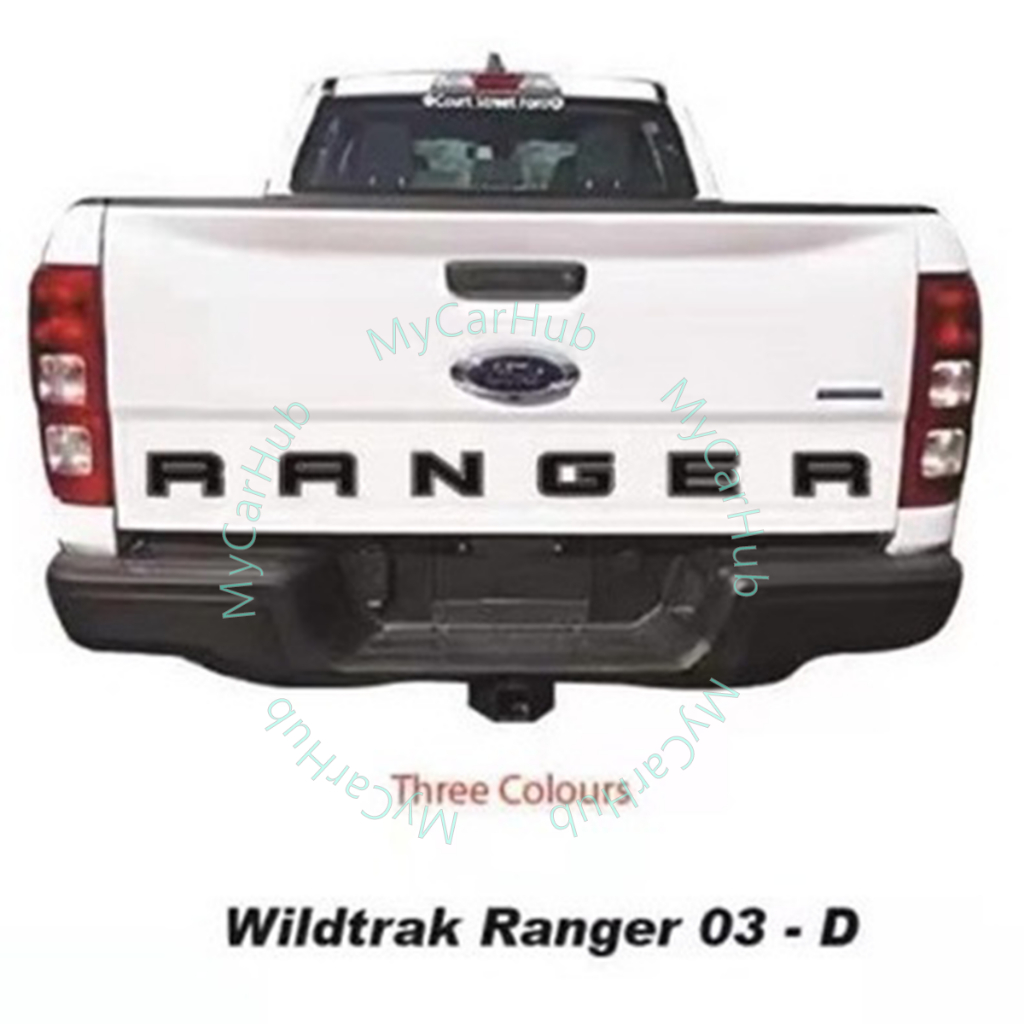 Ford Ranger XLT Plus / XLT / Raptor / Wildtrak Side Body Sticker ...