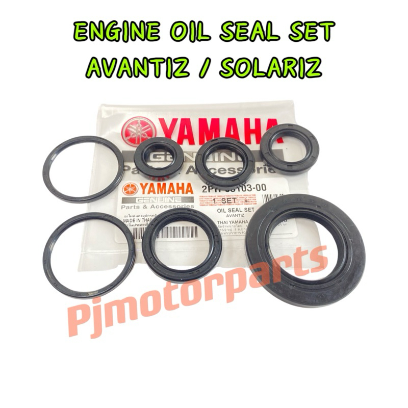 YAMAHA EGO AVANTIZ / SOLARIZ ( COMPLETE SET ) ENGINE OIL SEAL 1SET ...