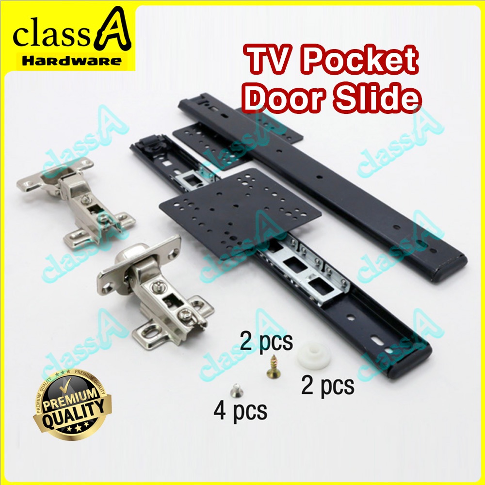 ClassAHW Conceal Invisible Folding Pocket Slide Pivot Door Rail ...