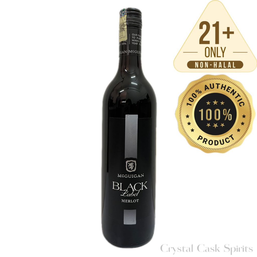 McGuigan Black Label Merlot Red Wine 750ml | Shopee Malaysia
