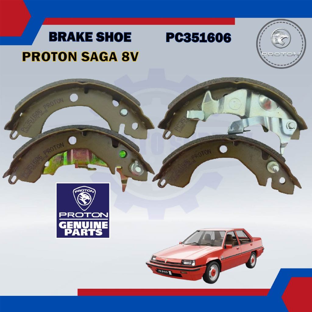 ORIGINAL Proton Brake Shoe- SAGA 8V-MAGMA-ORION-PC351606 | Shopee Malaysia