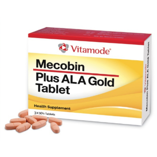 VITAMODE MECOBIN PLUS ALA GOLD TABLET (3X10 TABLETS) | Shopee Malaysia