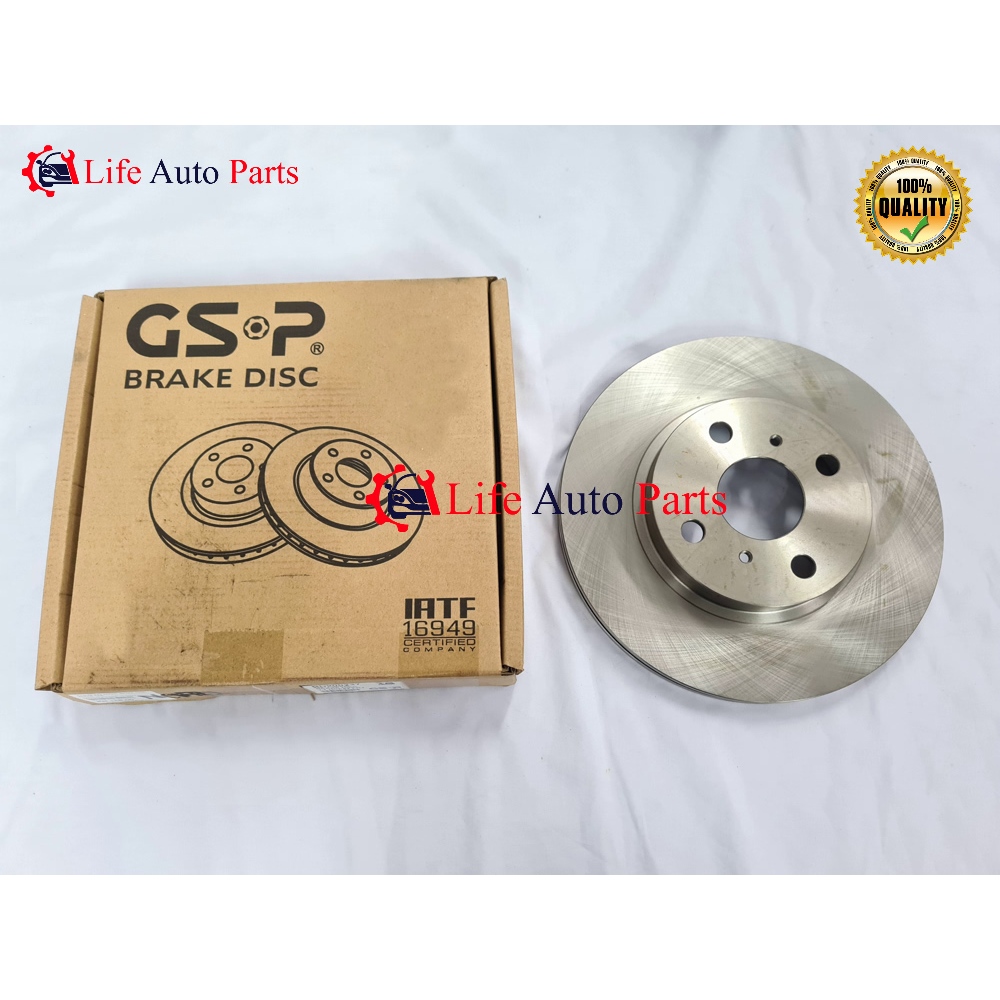 GSP Toyota Vios NCP42 Front (Depan) Disc Rotor ( 1SET LEFT+RIGHT ...