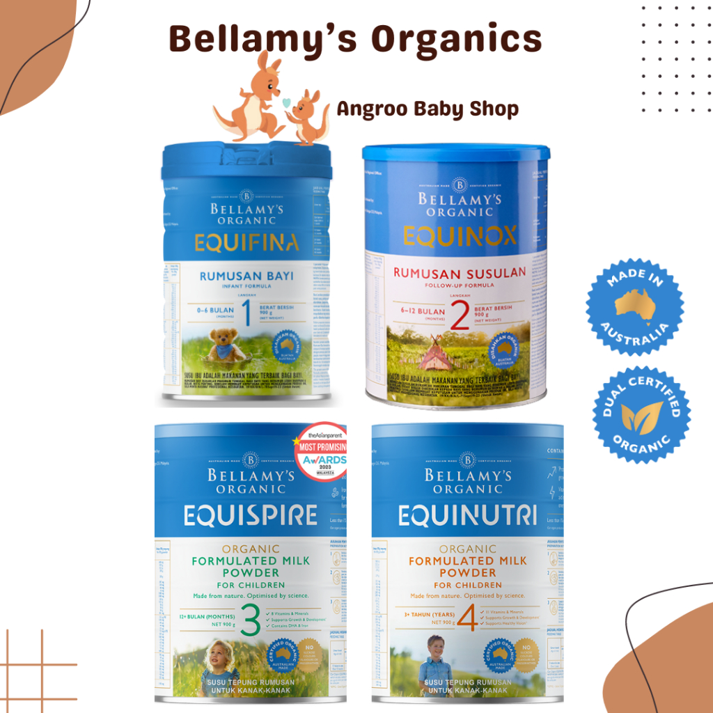 Bellamy's Organic Step 1/2/3/4 Infant Formula/ Follow-Up Formula ...