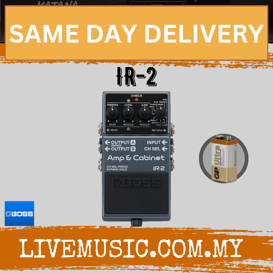 Boss IR-2 Amp and IR Cabinet Pedal ( IR2 / IR 2 ) | Shopee Malaysia