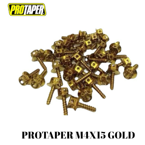 [ 10PCS ] PROTAPER COVER SET SCREW SET GOLD / TITANIUM [ M4X15 & M5X20 ...
