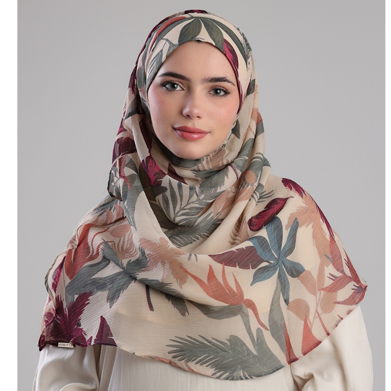 BOKITTA Odyssey-Printed Plus Crinkled Chiffon (Safari Collection ...