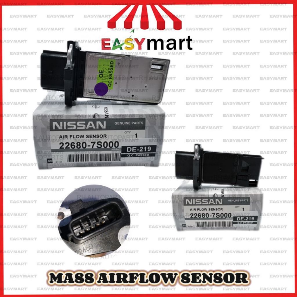22680-7S000 Mass Air Flow Sensor Nissan Serena C24/Navara NP300/X-Trail ...