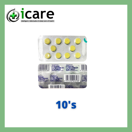 DYNA B-COMPLEX TABLET 10'S ( EXP DATE: 10/2026 ) | Shopee Malaysia