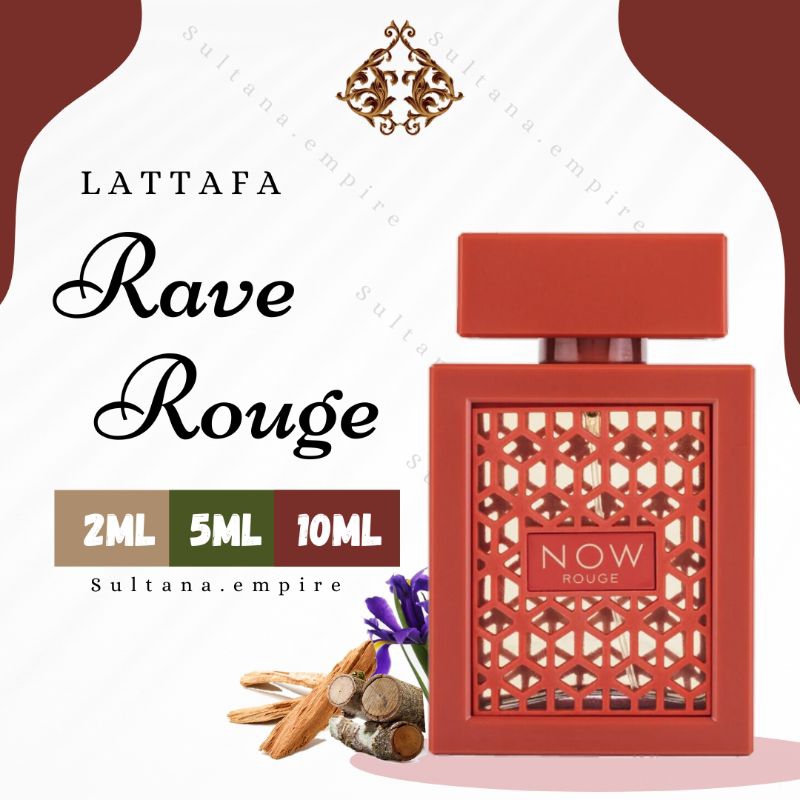 {RED} RAVE NOW ROUGE ORIGINAL 💯 EDP DECANT 2ml/ 5ml/ 10ml | Shopee Malaysia