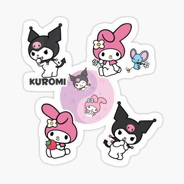 Kuromi Cartoon Stickers v2 | Shopee Malaysia