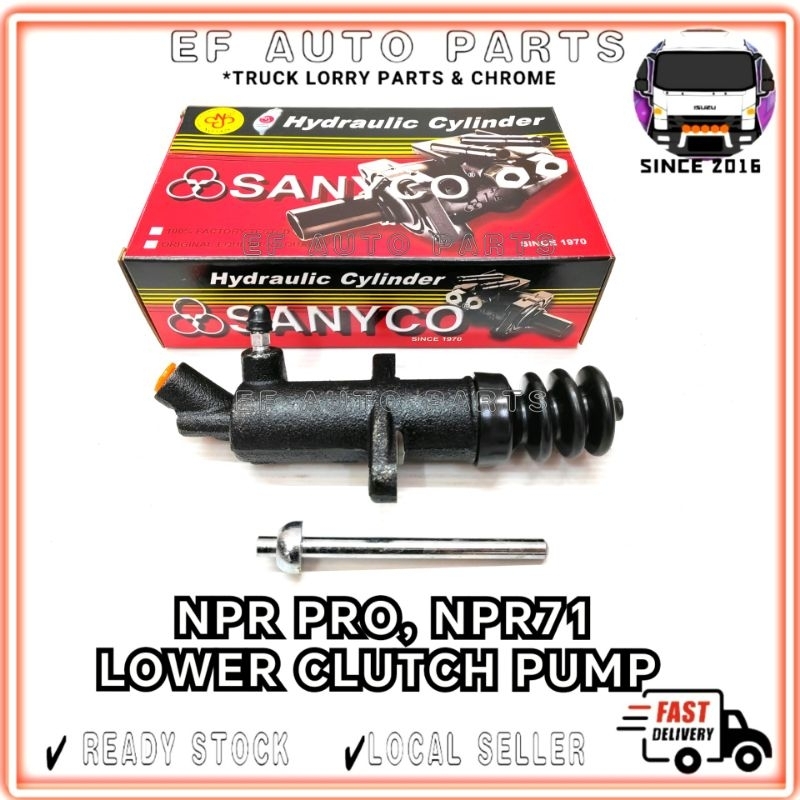 SANYCO ISUZU NPR PRO NPR71 BOTTOM LOWER CLUTCH MASTER PUMP 1" 3TON 5TON ...
