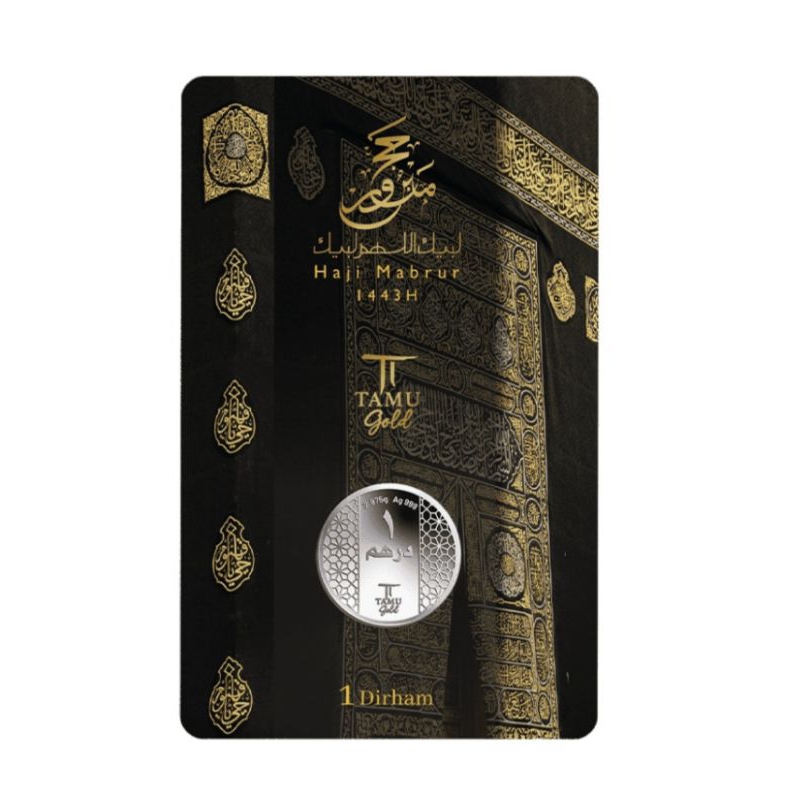 Masjidil Haram 1 dirham, silver Perak 999 TG | Shopee Malaysia