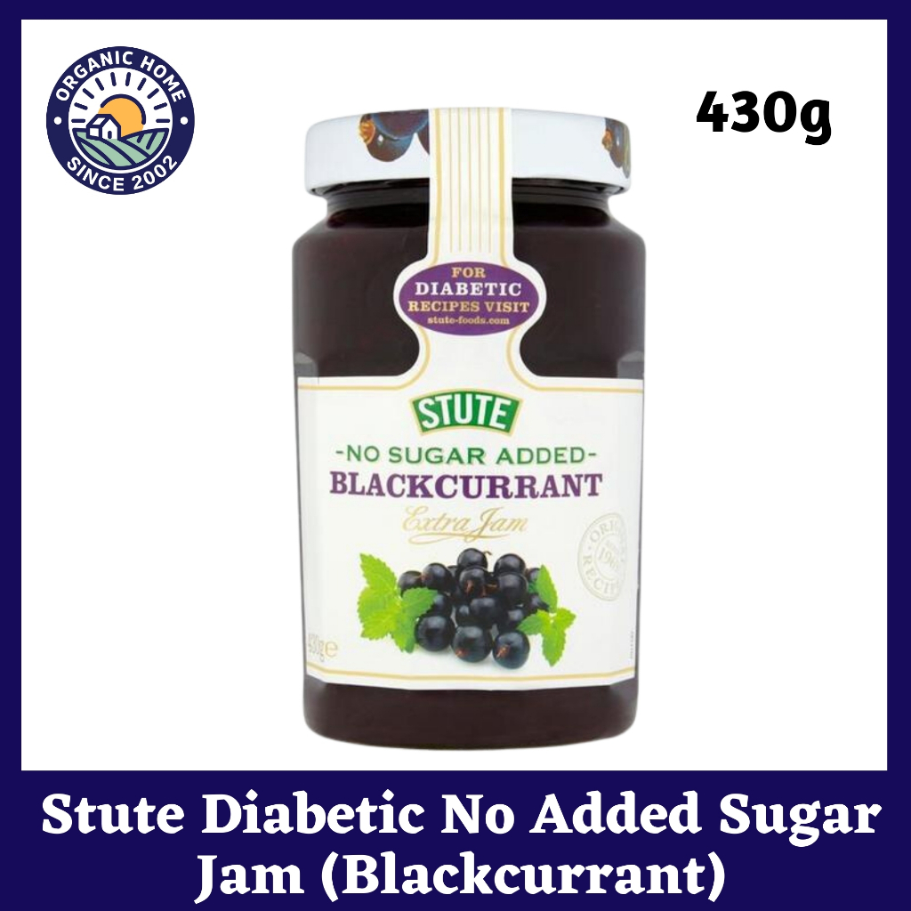 Stute Diabetic No Sugar Added Jam {Blackcurrant / Strawberry / Seedless ...