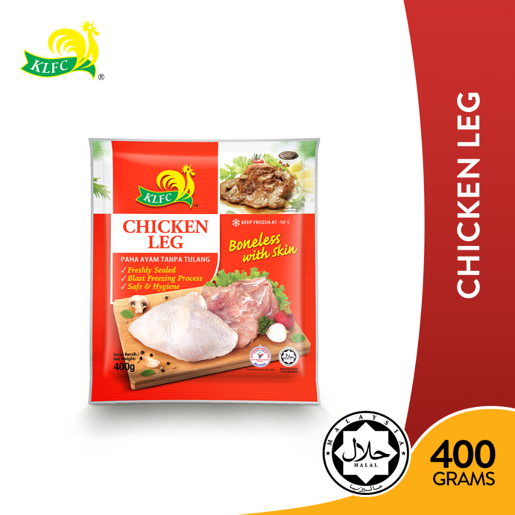 [Klang Valley Only] KLFC Frozen Halal Chicken Boneless Leg 400g ...