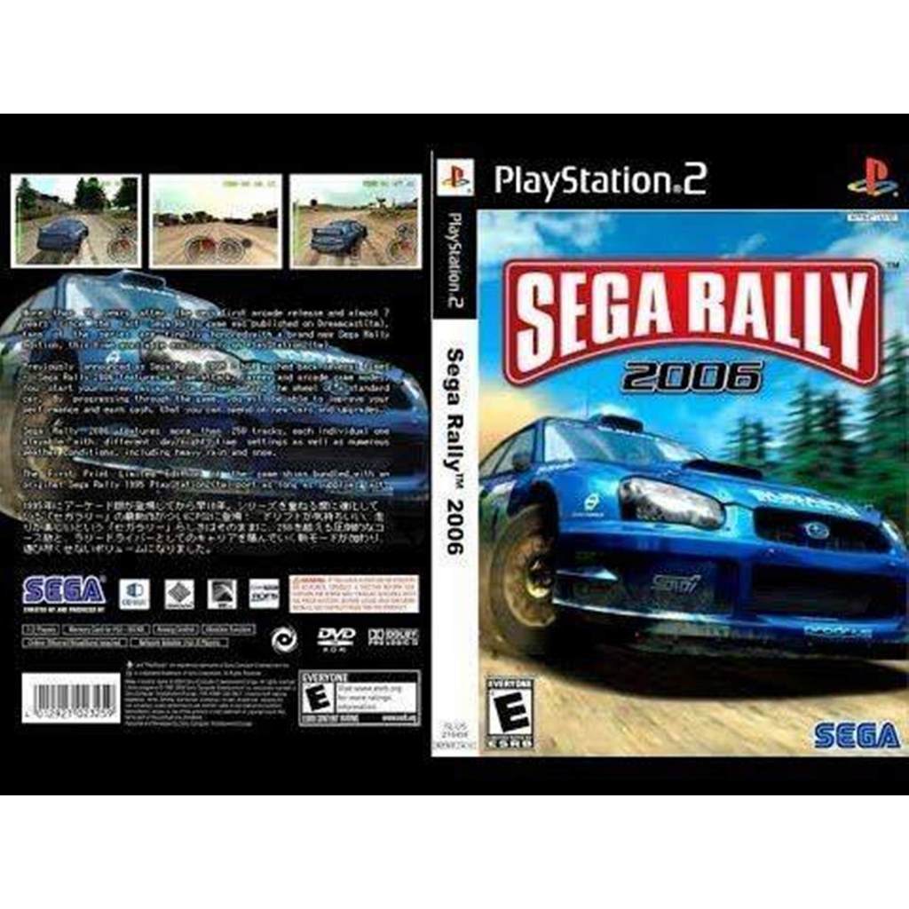 PS2 DVD Games Sega Rally 2006 (Japan) | Shopee Malaysia
