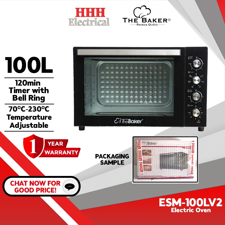 THE BAKER ELECTRIC OVEN 100L ESM-100LV2 | Shopee Malaysia