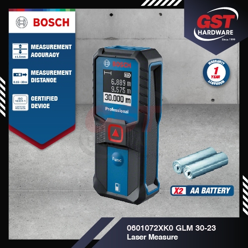 Bosch Laser Distance Meter Bosch GLM 30-23 Pengukur Laser Range Finder ...