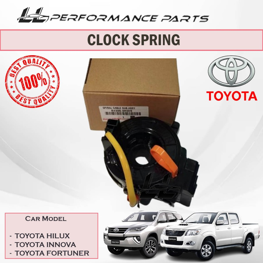 Toyota Hilux / Innova / Fortuner Airbag Spring Cable Clock Spring ...