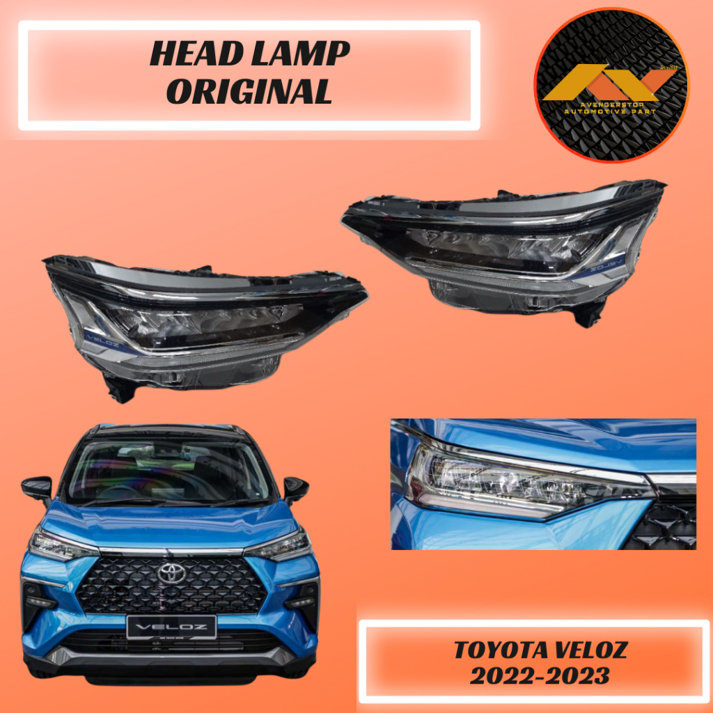 Original Toyota Veloz 2022 Head Lamp Lampu Depan 100% New High Quality ...