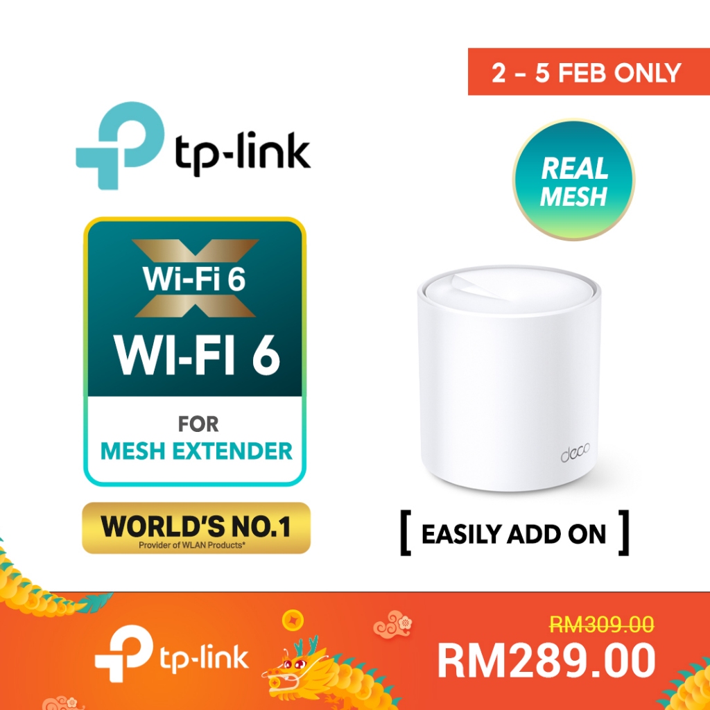 TP-Link Deco X20 AX1800 Whole Home Wifi 6 Mesh Wi-Fi System AP or ...