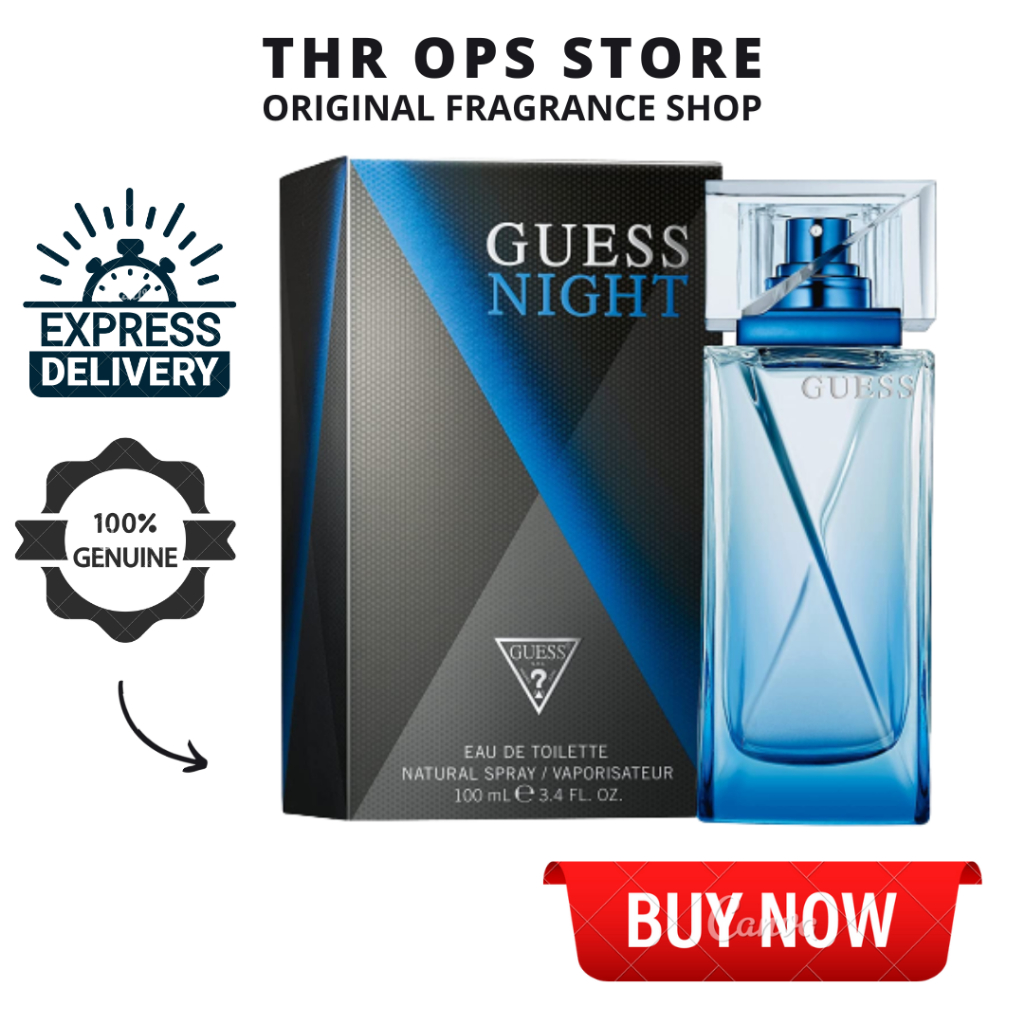 [100% Original] Guess Night for Men EDT Perfume (100ML) | Shopee Malaysia