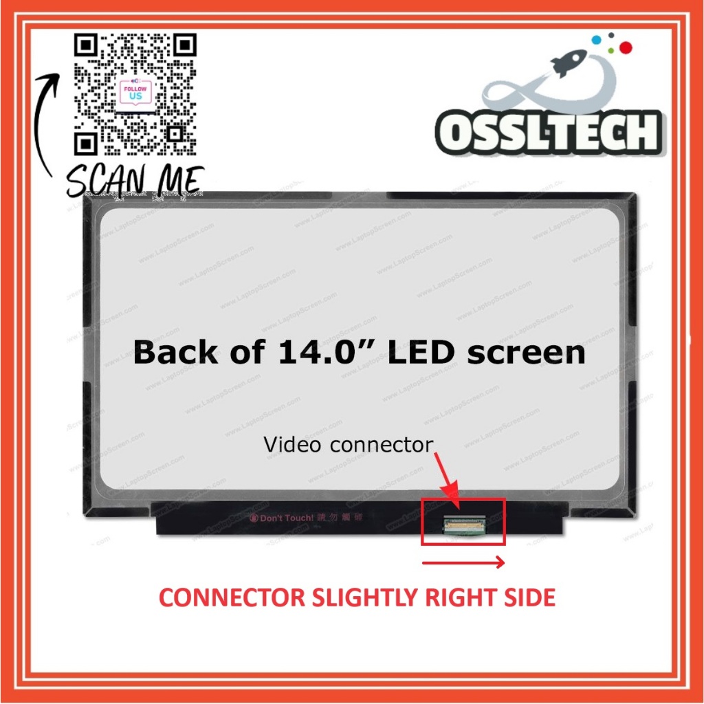 X1 Carbon 5th 6th Gen B140HAN03.1 B140HAN03.5 B140HAN03.6 Laptop Screen ...