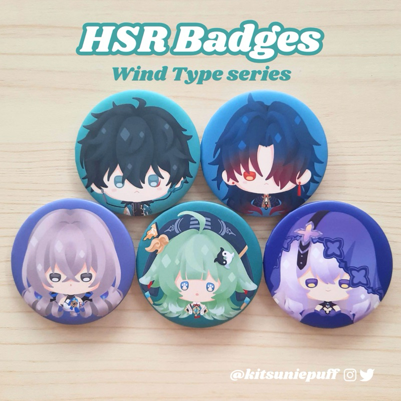 Honkai Star Rail HSR Button Badges - WIND TYPE series 🍃 | Shopee Malaysia
