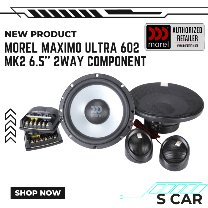MOREL Maximo Ultra MKII 602 6.5 '' 2 Way Component Set Speaker ...