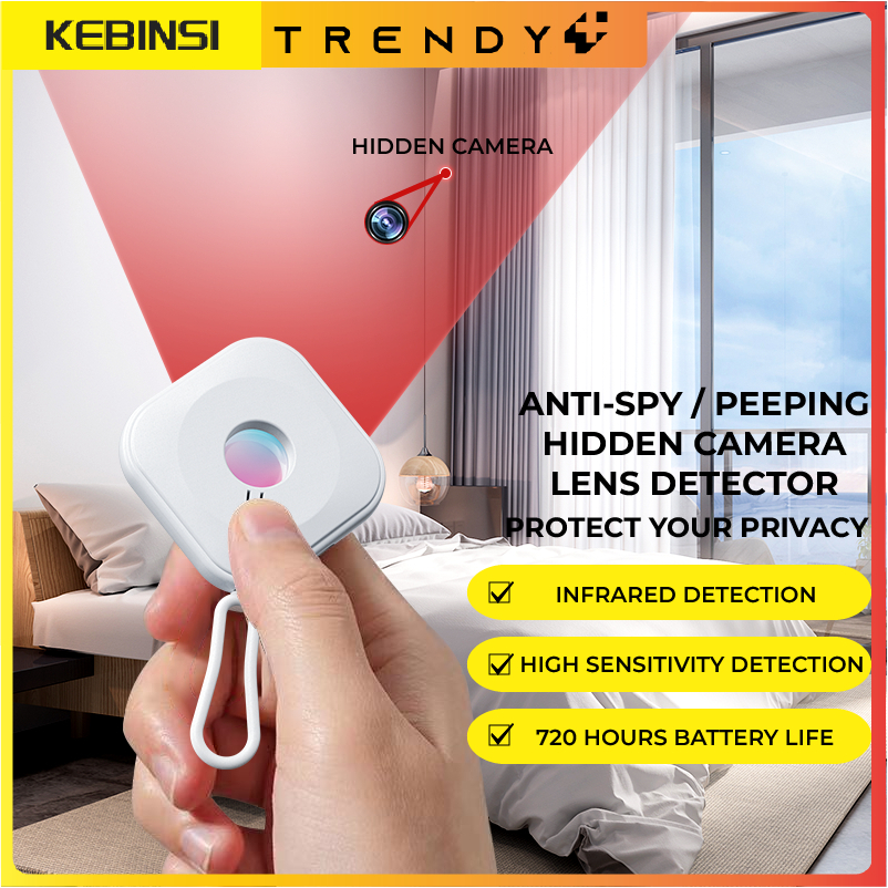 KEBINSI Anti-Peeping Lens Detector Anti-Spy Detector Hidden Camera ...