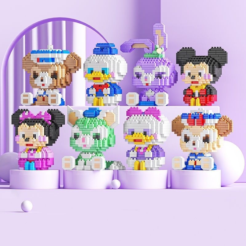 Mini building blocks, small box building block toys, character building ...