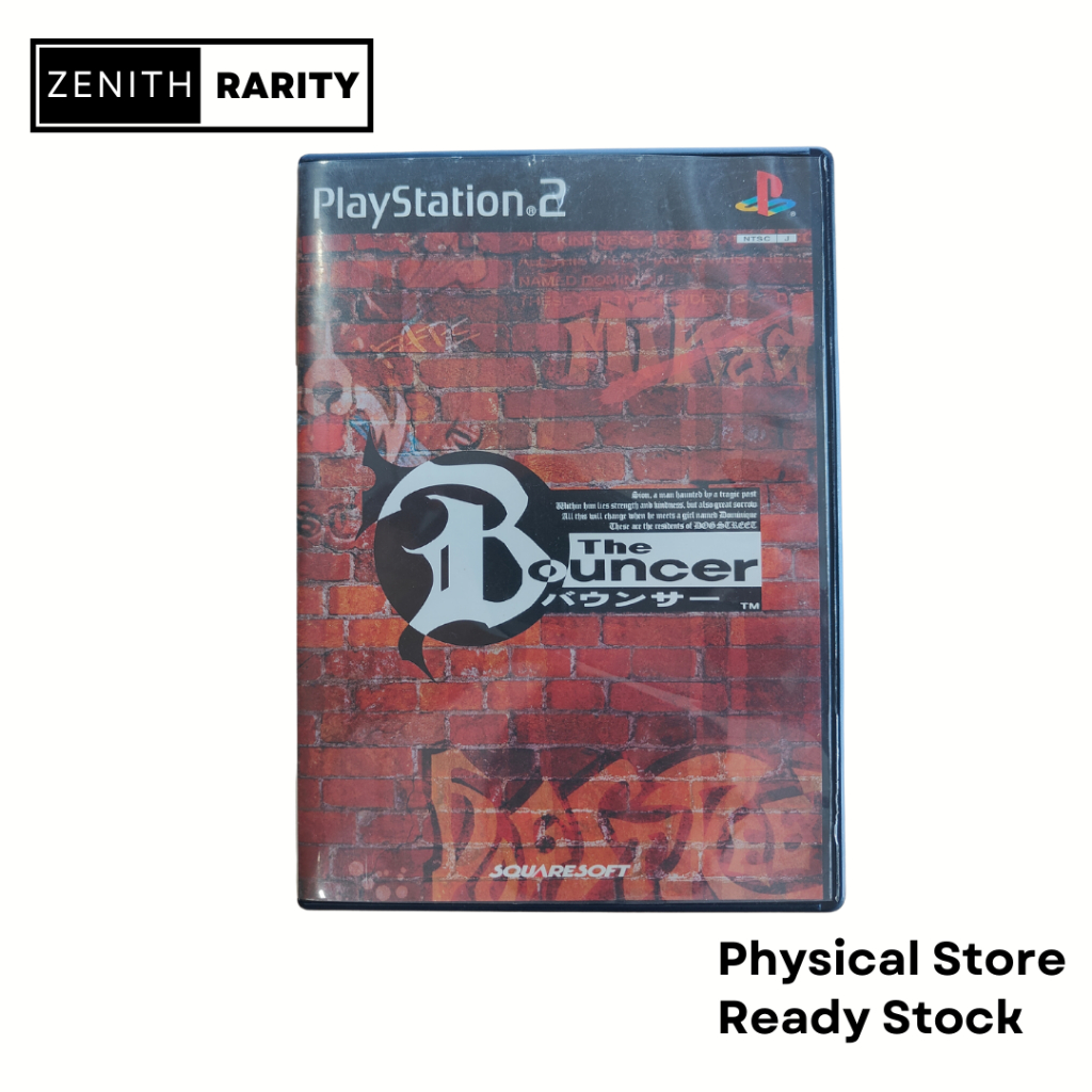 Zenith Rarity Sony Playstation 2 PS2 game The Bouncer | Shopee Malaysia