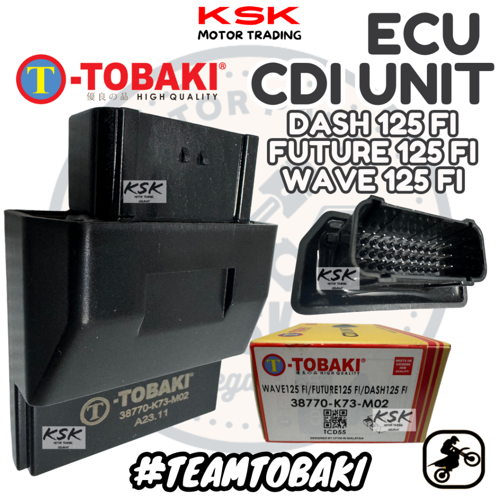 【RAYA SALE】TOBAKI CDI UNIT ECU HONDA DASH125 FI FUTURE125 FI WAVE125 FI ...