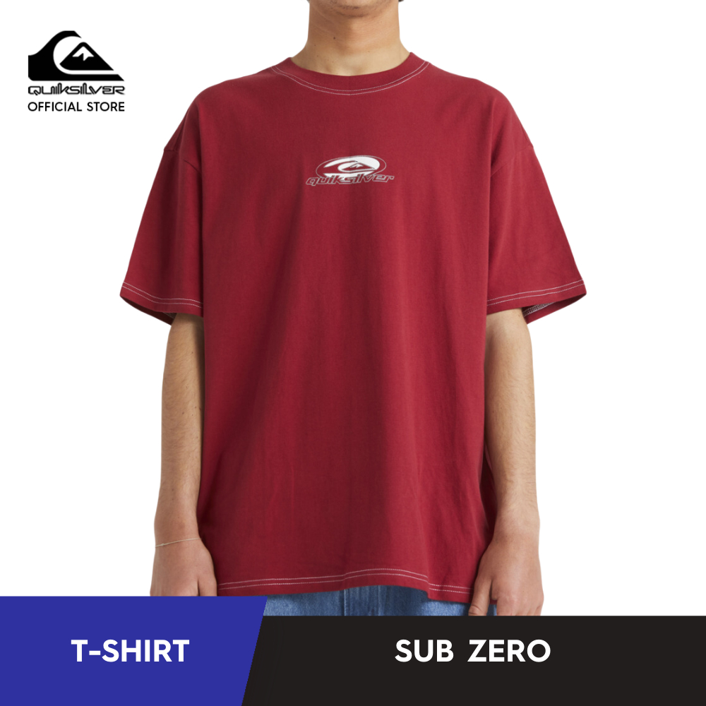 Quiksilver Mens Sub Zero Oversized Short Sleeve T-Shirt - Chilli Pepper | Shopee Malaysia