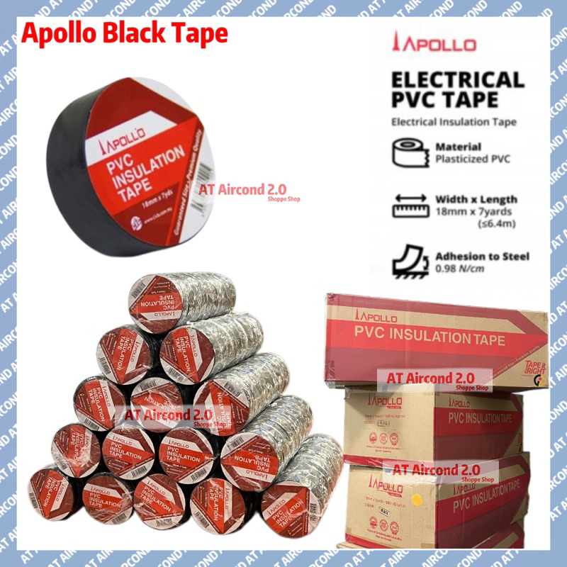 Apollo PVC Insulation Tape Electrical Tape Wire Tape 18mm x 7 yards ...