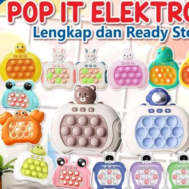 Digital English Version Quick Push Game Pop It Electronic Puzzle game ...