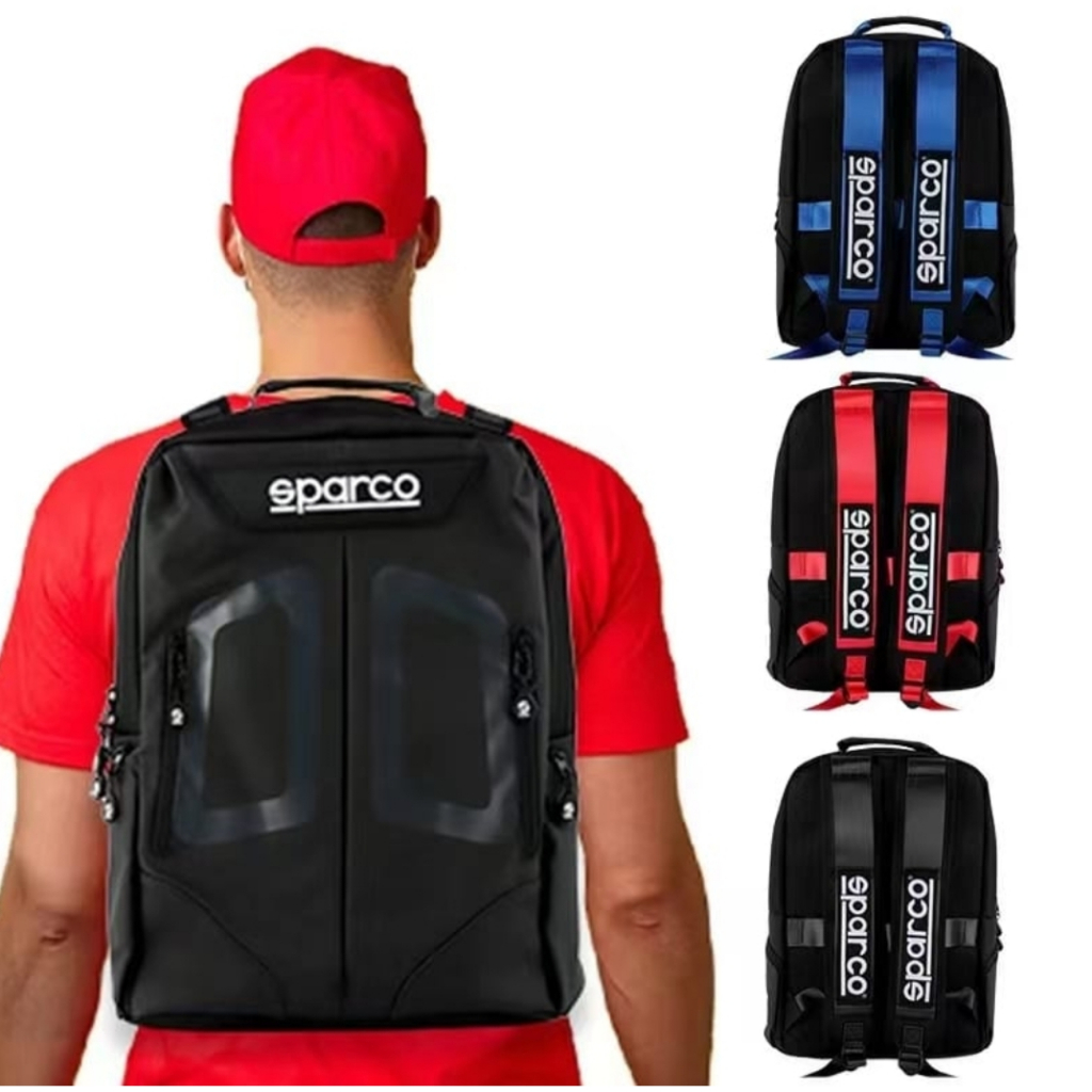 Sparco Racing Style Backpack ~ Stage Backpack | Shopee Malaysia