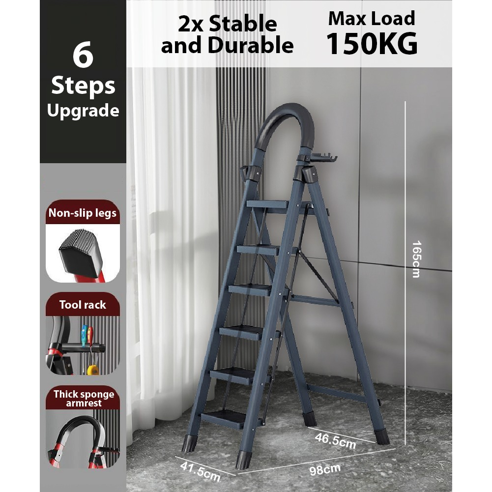 Ladder Foldable Tangga Lipat Murah Heavy Duty Stair Foldable Ladder 3 ...